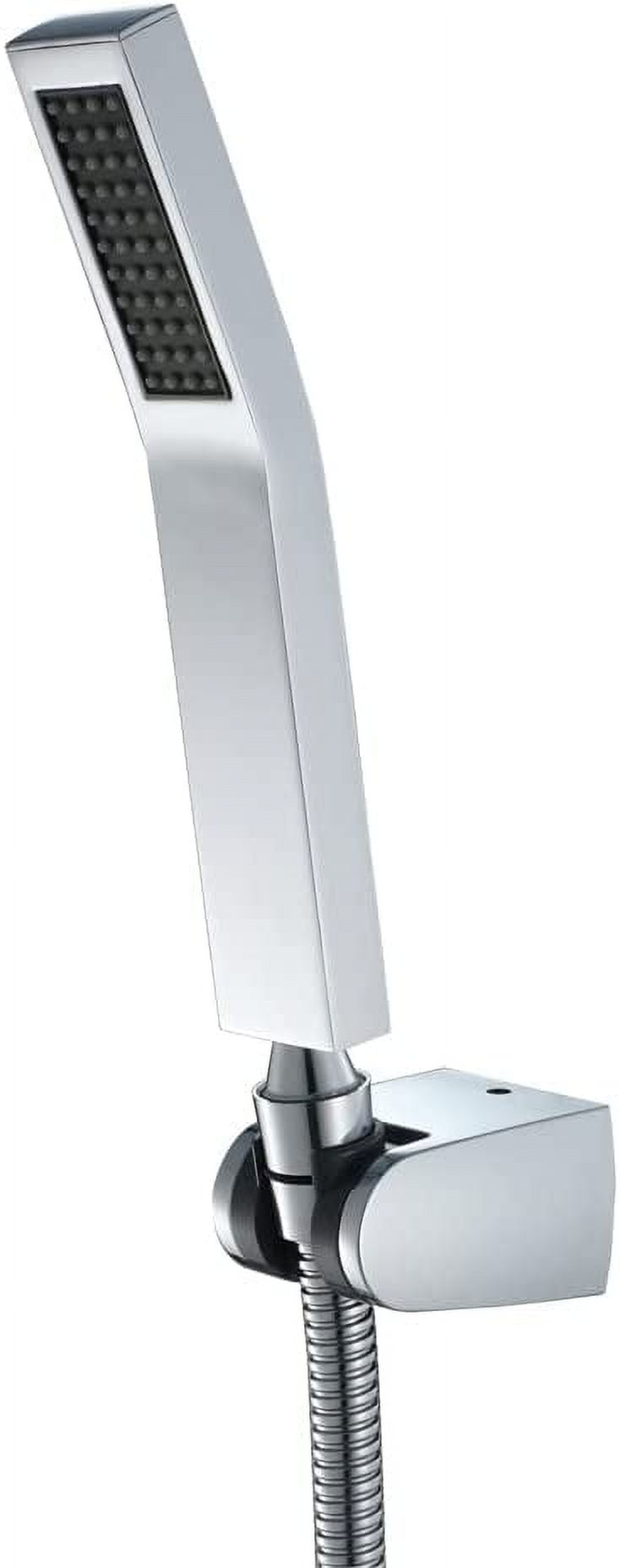 Square Handheld Shower, Wall Mount Chrome Bathroom Handheld Showerheads ...