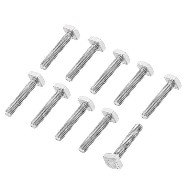 Square Head Bolt, 10 Pack M4x20mm 304 Stainless Steel Grade C Square ...