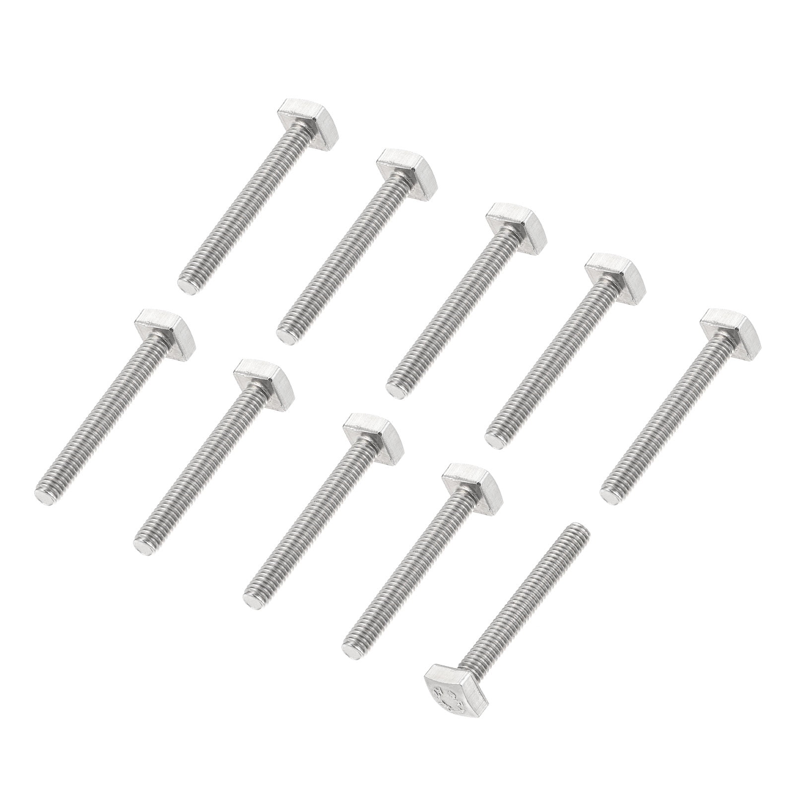 Square Head Bolt, 10 Pack M4x30mm 304 Stainless Steel Grade C Square ...