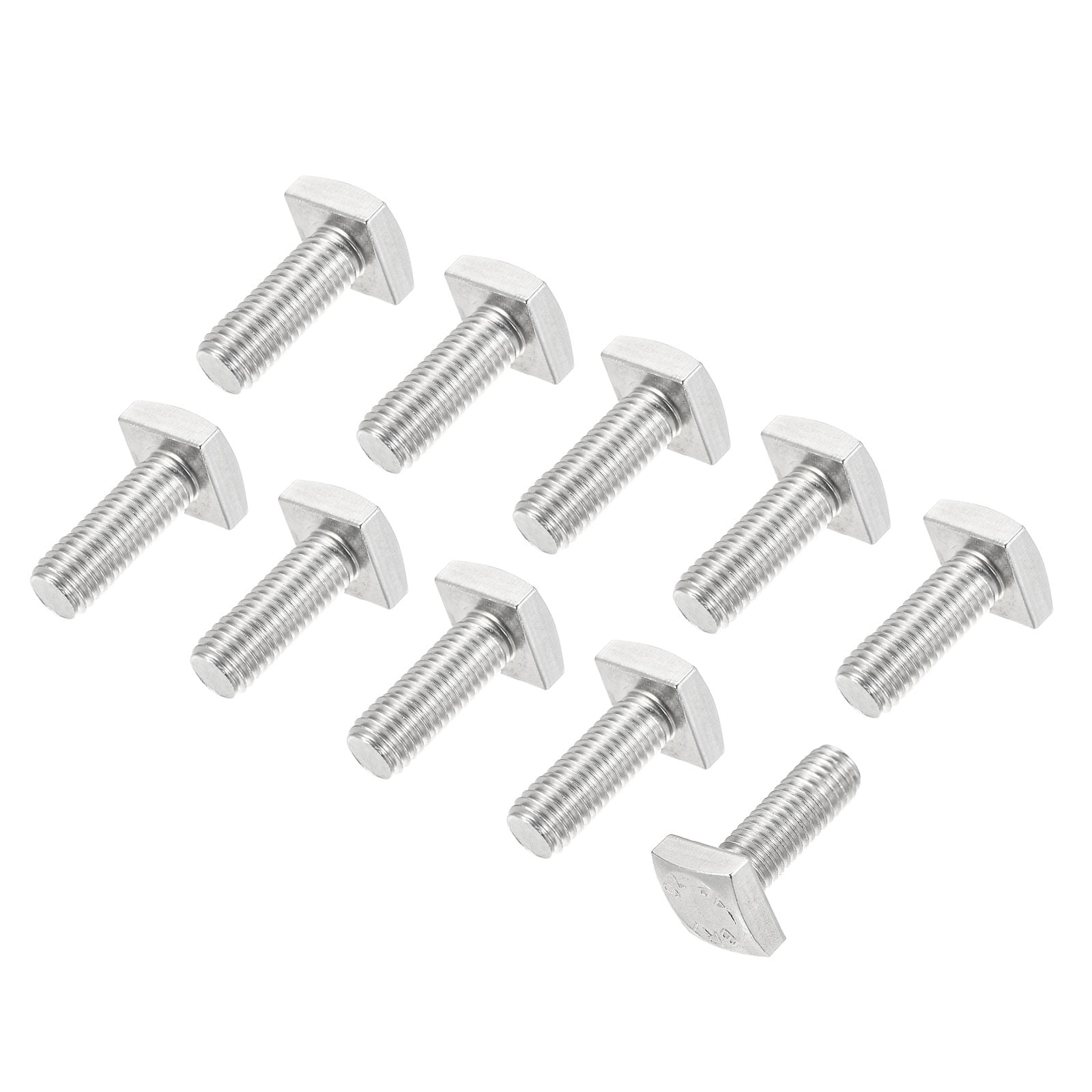 Square Head Bolt, 10 Pack M6x16mm 304 Stainless Steel Grade C Square ...