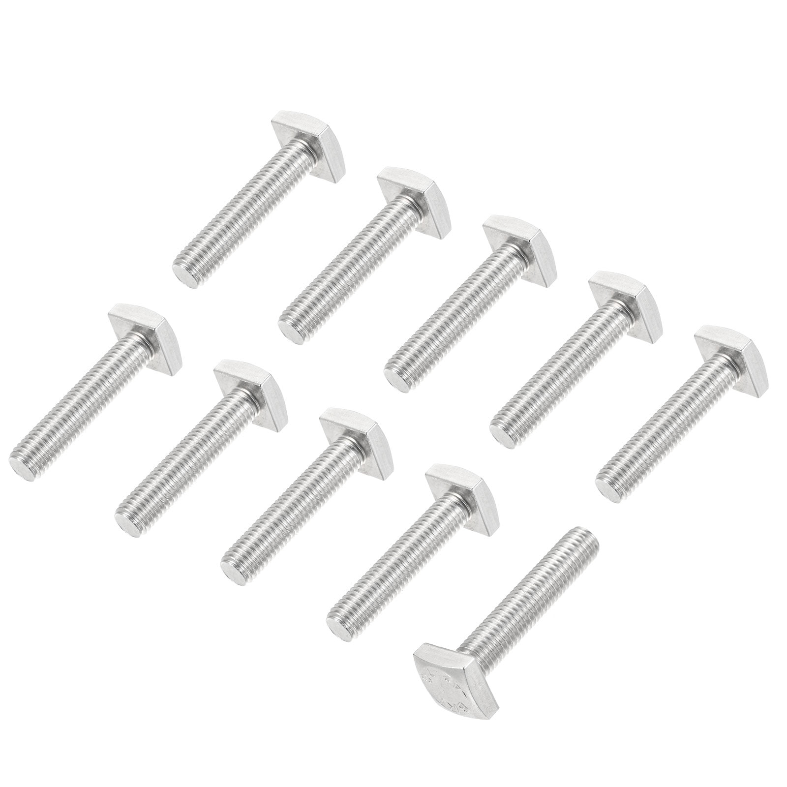 Square Head Bolt, 10 Pack M6x30mm 304 Stainless Steel Grade C Square ...