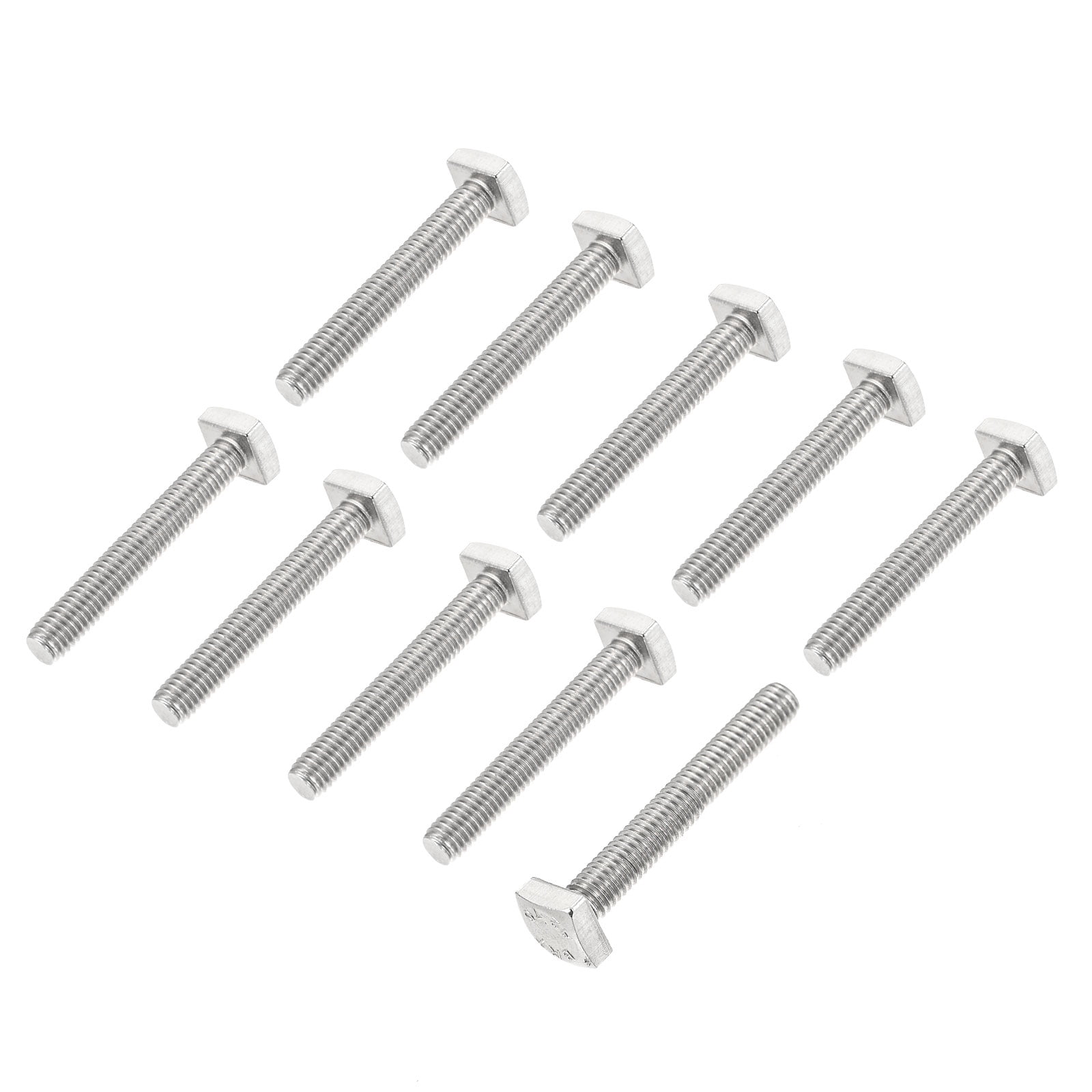 Square Head Bolt, 10 Pack M6x40mm 304 Stainless Steel Grade C Square ...