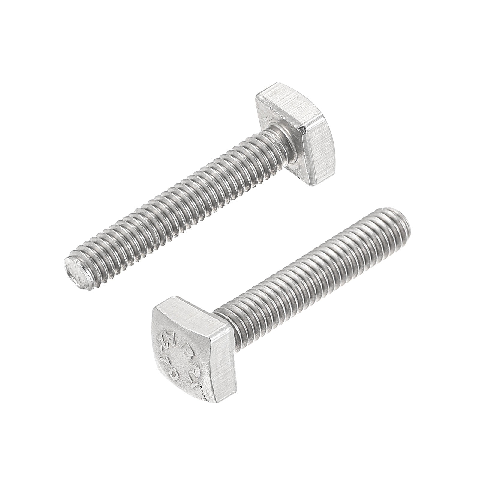 Square Head Bolt, 2 Pack M4x20mm 304 Stainless Steel Grade C Square ...