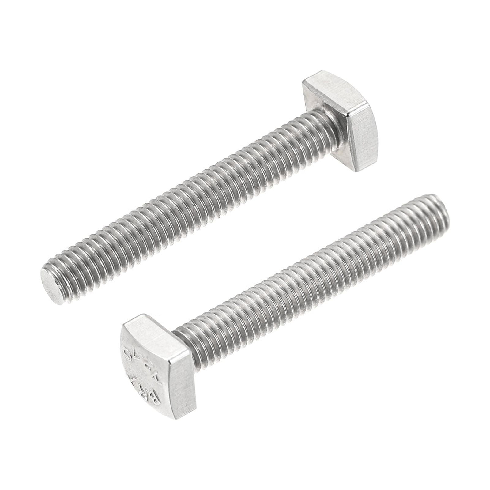 Square Head Bolt, 2 Pack M5x30mm 304 Stainless Steel Grade C Square ...