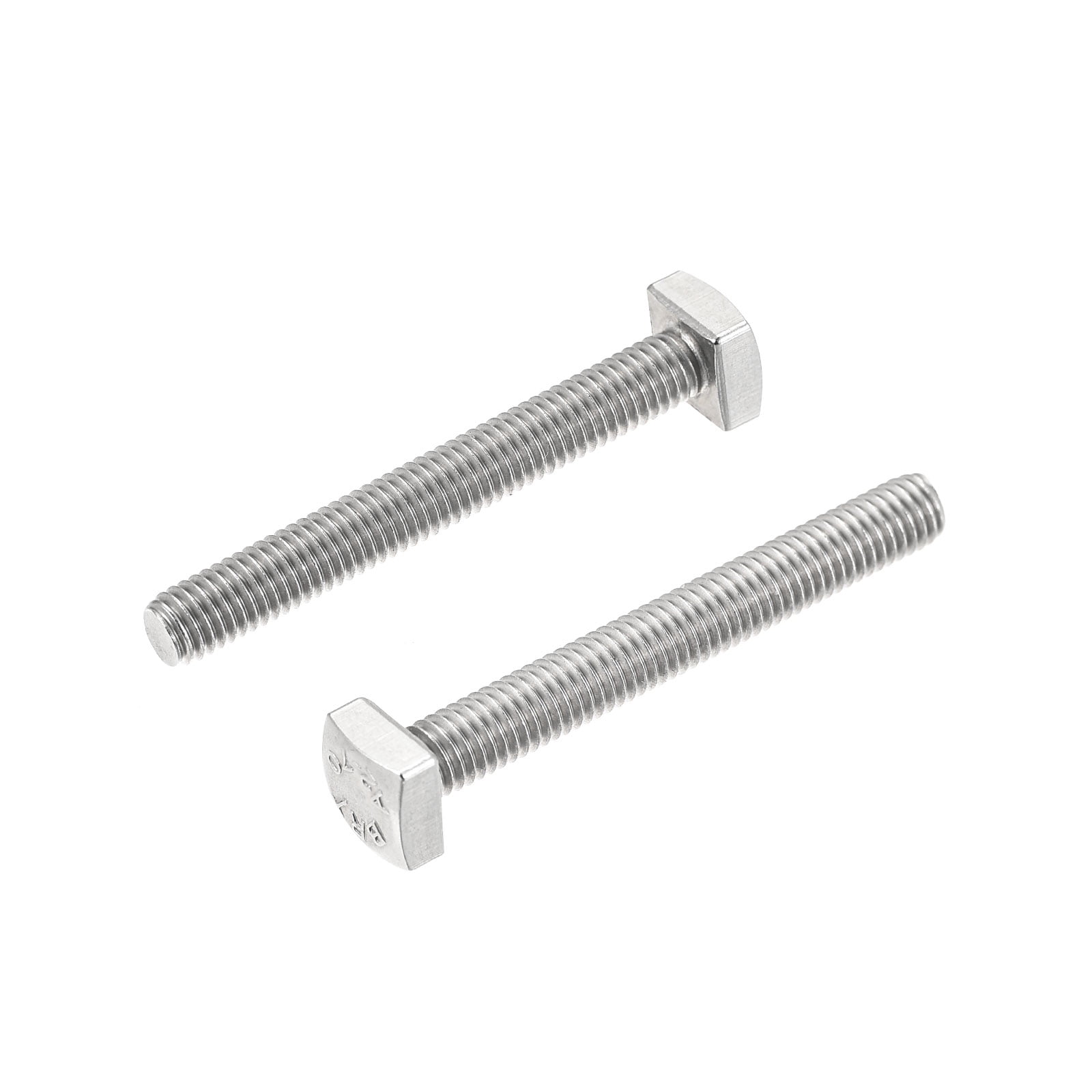 Square Head Bolt, 2 Pack M5x35mm 304 Stainless Steel Grade C Square ...