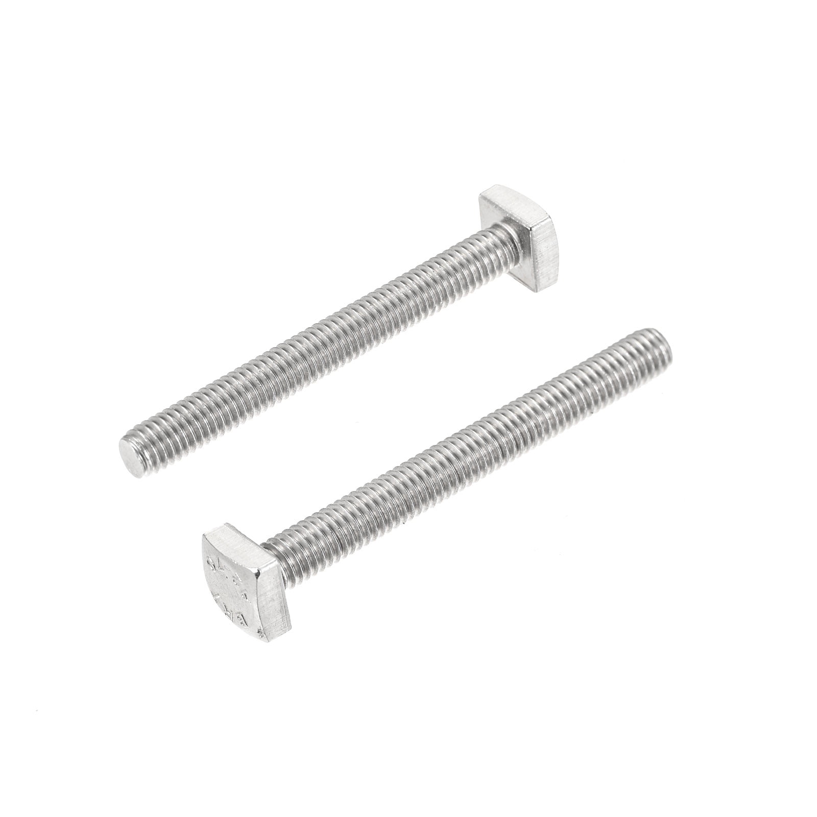 Square Head Bolt, 2 Pack M6x55mm 304 Stainless Steel Grade C Square ...