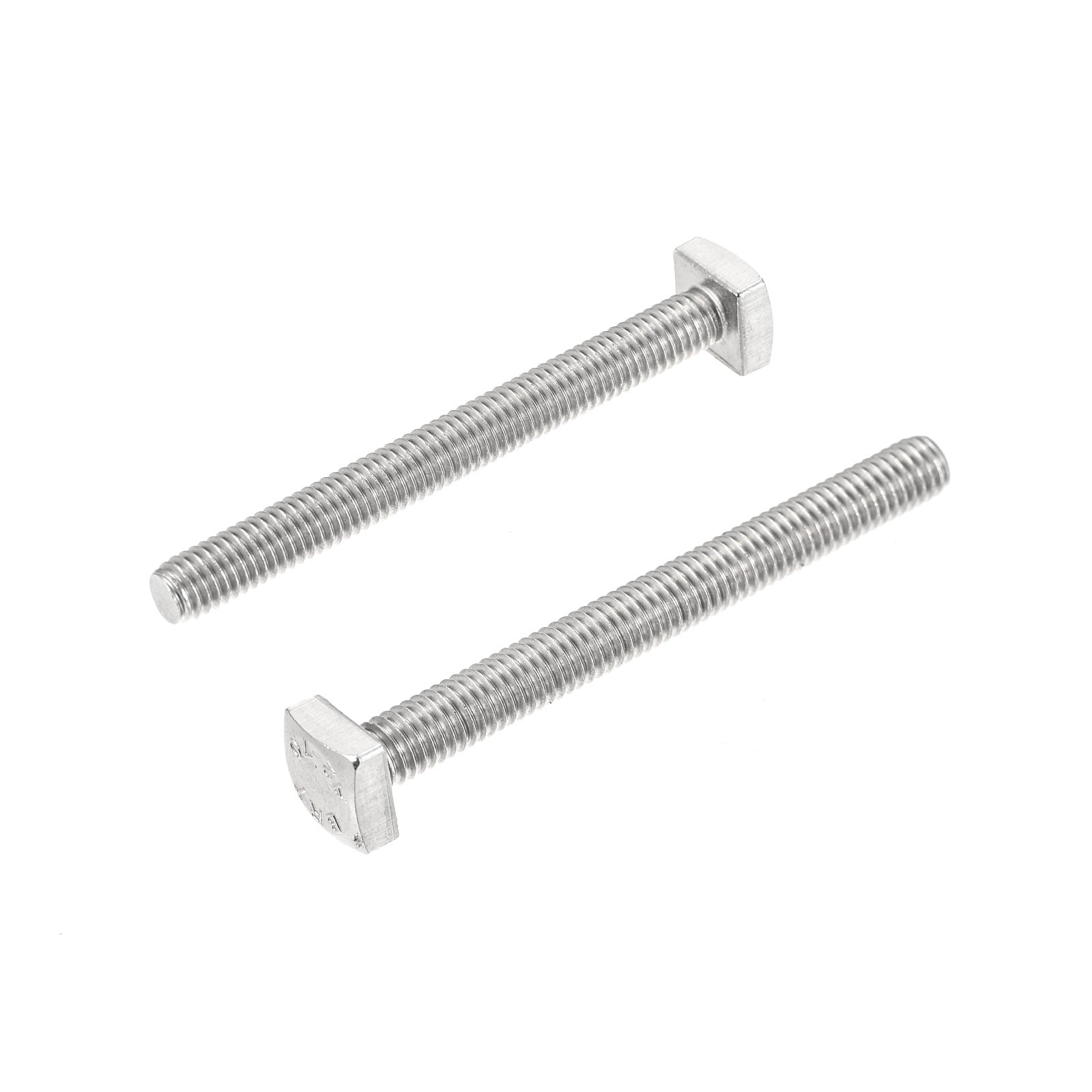 Square Head Bolt, 2 Pack M6x60mm 304 Stainless Steel Grade C Square ...