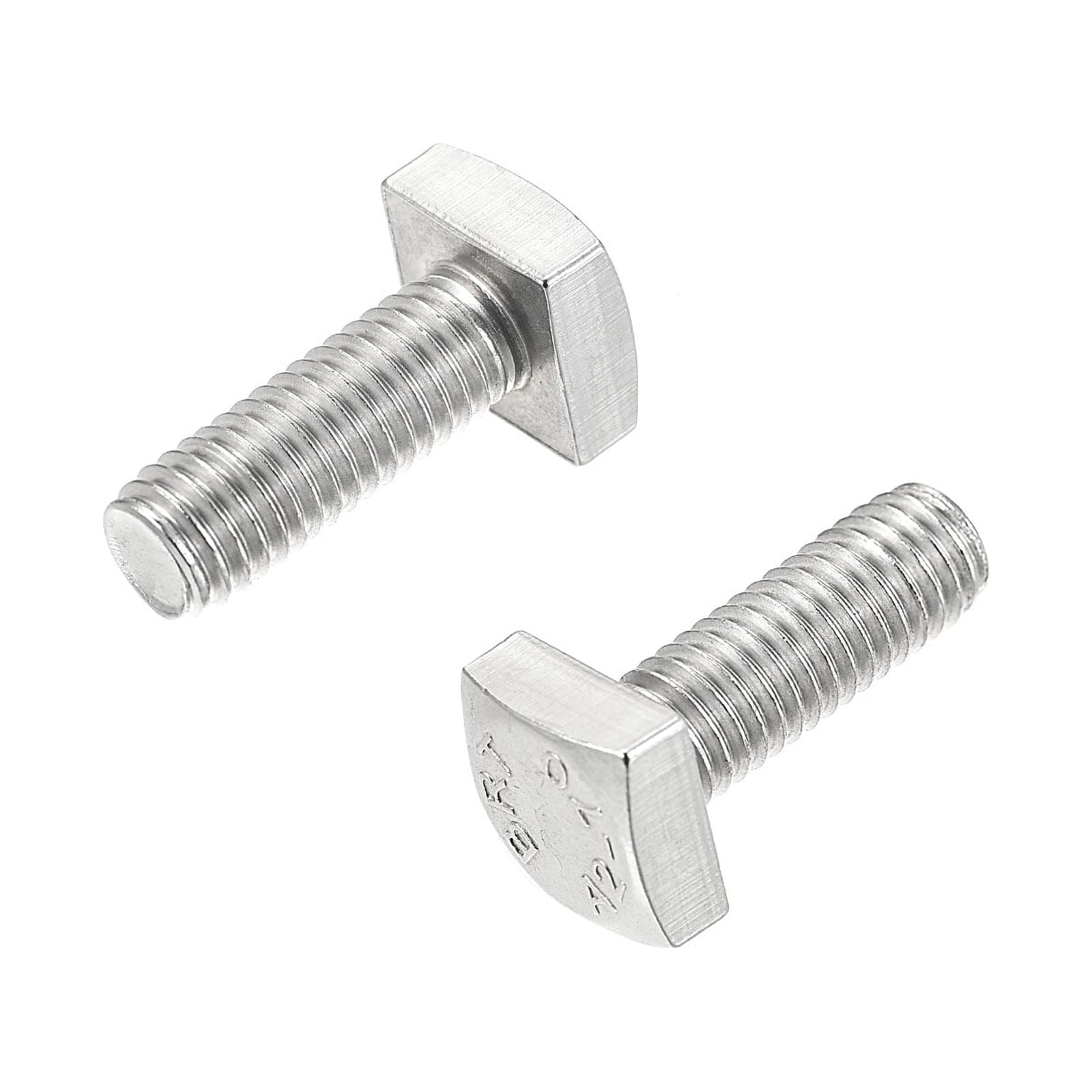 Square Head Bolt, 2 Pack M8x20mm 304 Stainless Steel Grade C Square ...