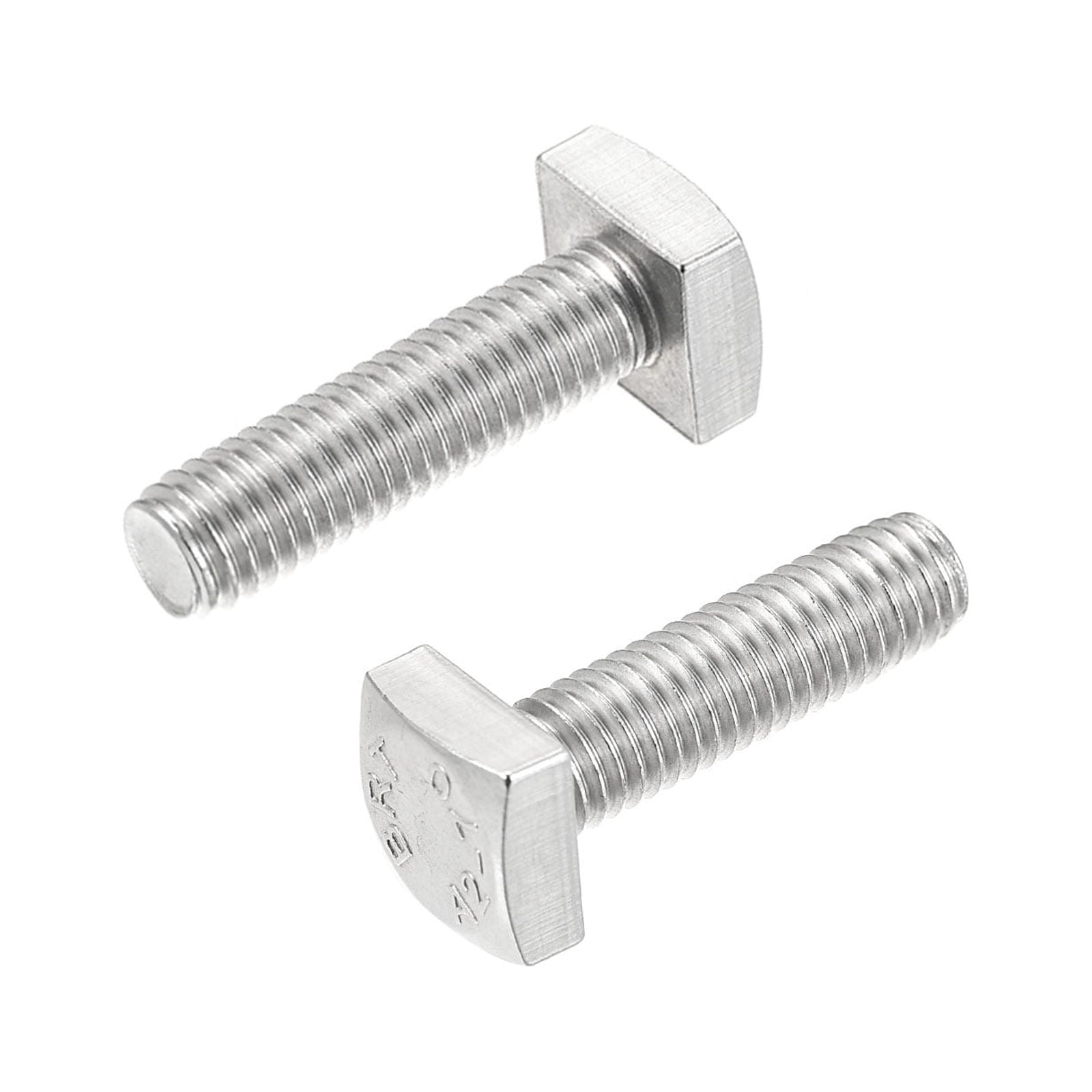 Square Head Bolt, 2 Pack M8x25mm 304 Stainless Steel Grade C Square ...