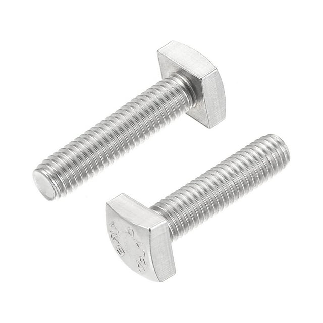 Square Head Bolt, 2 Pack M8x30mm 304 Stainless Steel Grade C Square ...