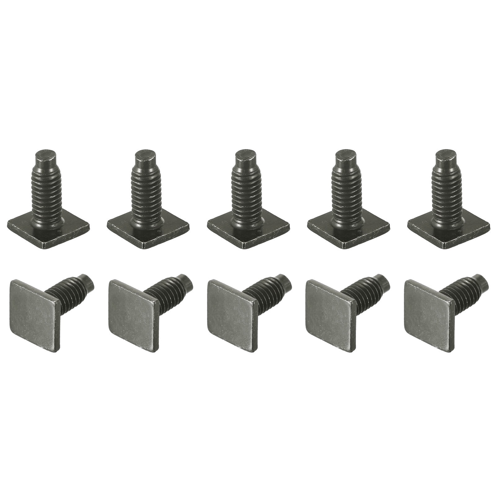 Square Head Bolt, 20 Pack M6x15mm Carbon Steel Grade 8.8 Square Screws ...