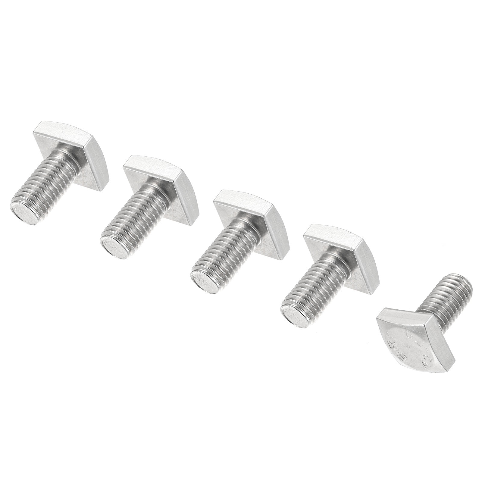 Square Head Bolt, 5 Pack M10x16mm 304 Stainless Steel Grade C Square ...