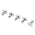 Square Head Bolt, 5 Pack M8x12mm 304 Stainless Steel Grade C Square ...