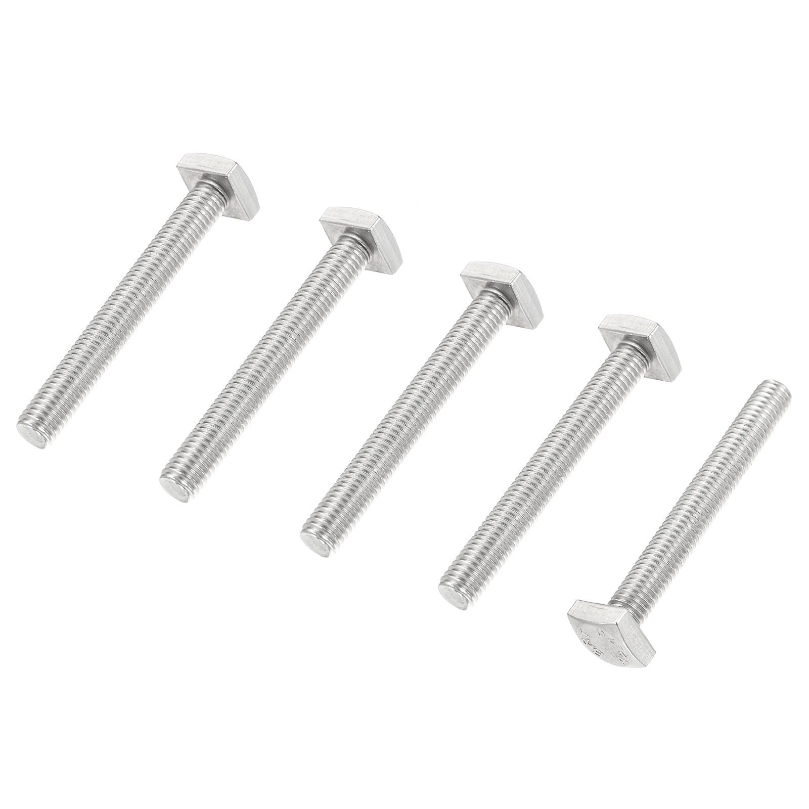 Square Head Bolt, 5 Pack M8x60mm 304 Stainless Steel Grade C Square ...