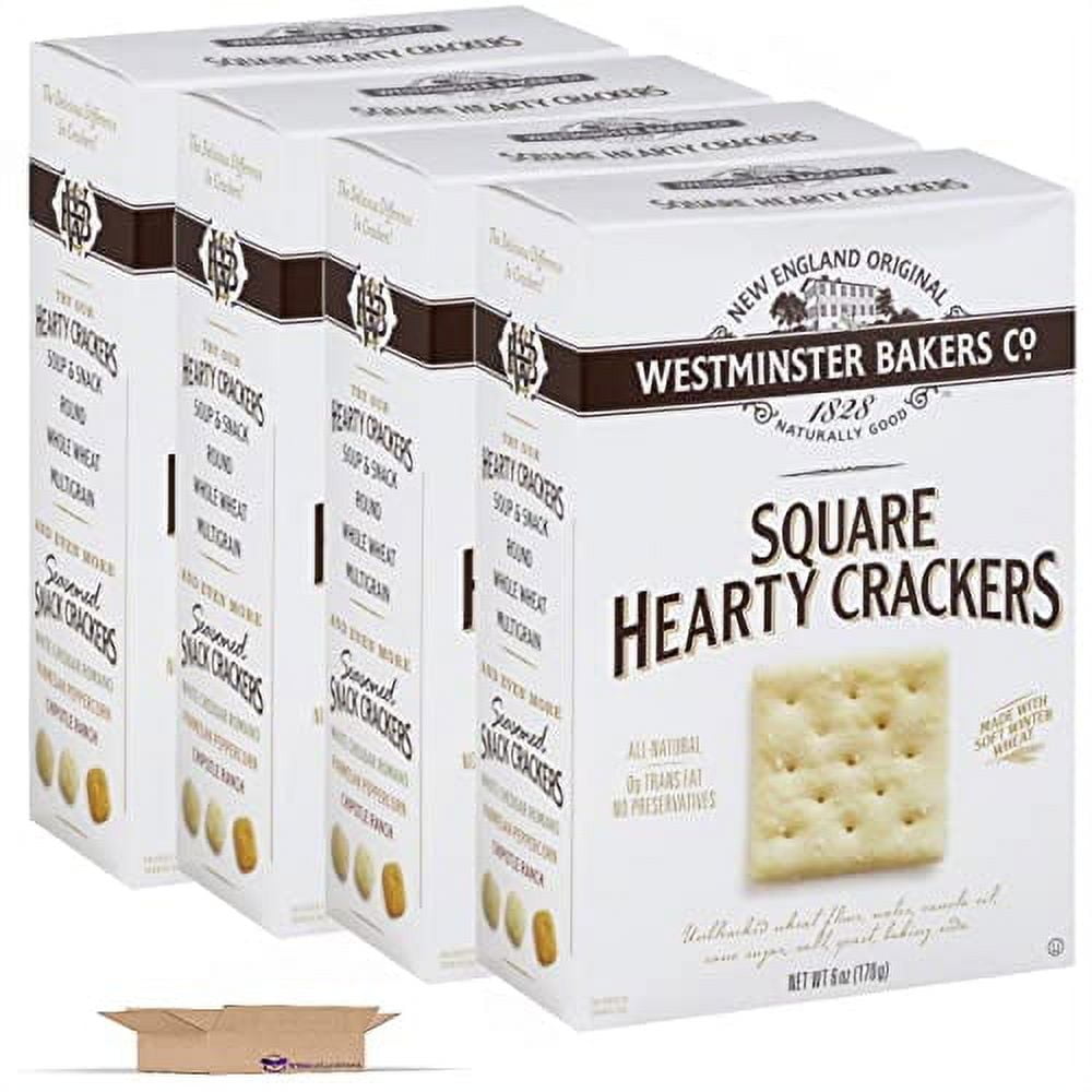 Westminster Bakers Co. All Natural Square Hearty Crackers, 6 oz, 4 Pack ...