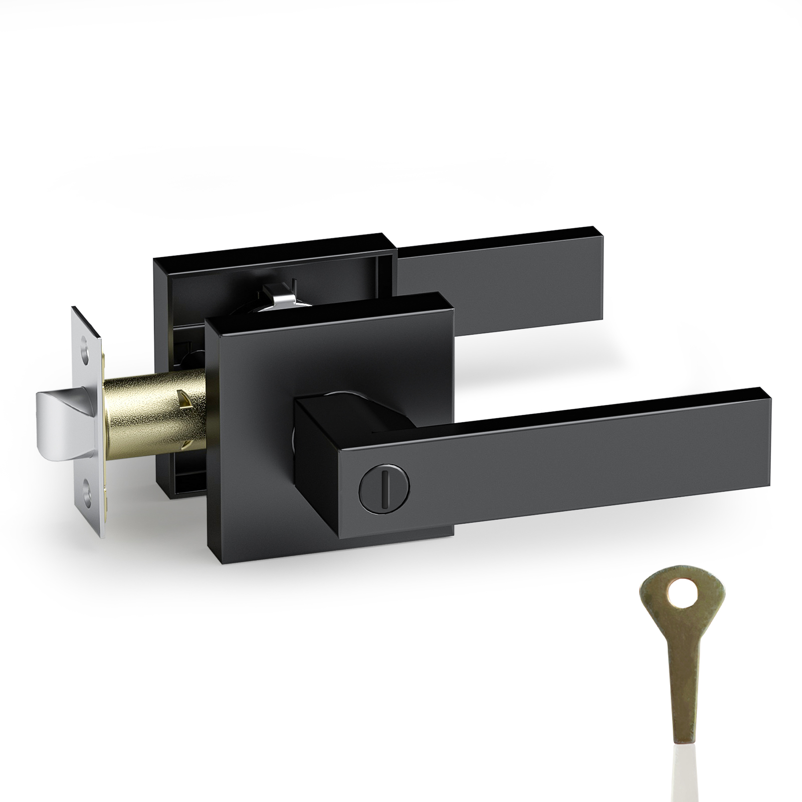 Zinc Armstrong Lever & D Rose Privacy Grade 1 Extra Heavy Duty ...