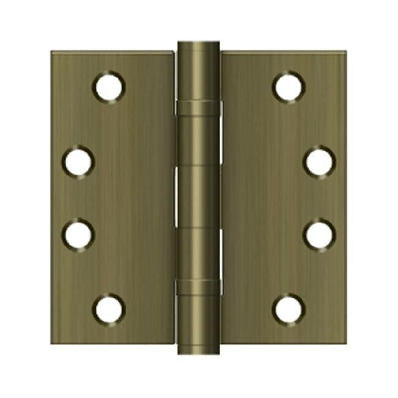 Square Hinges - Antique Brass, 4 x 4 in. - Walmart.com