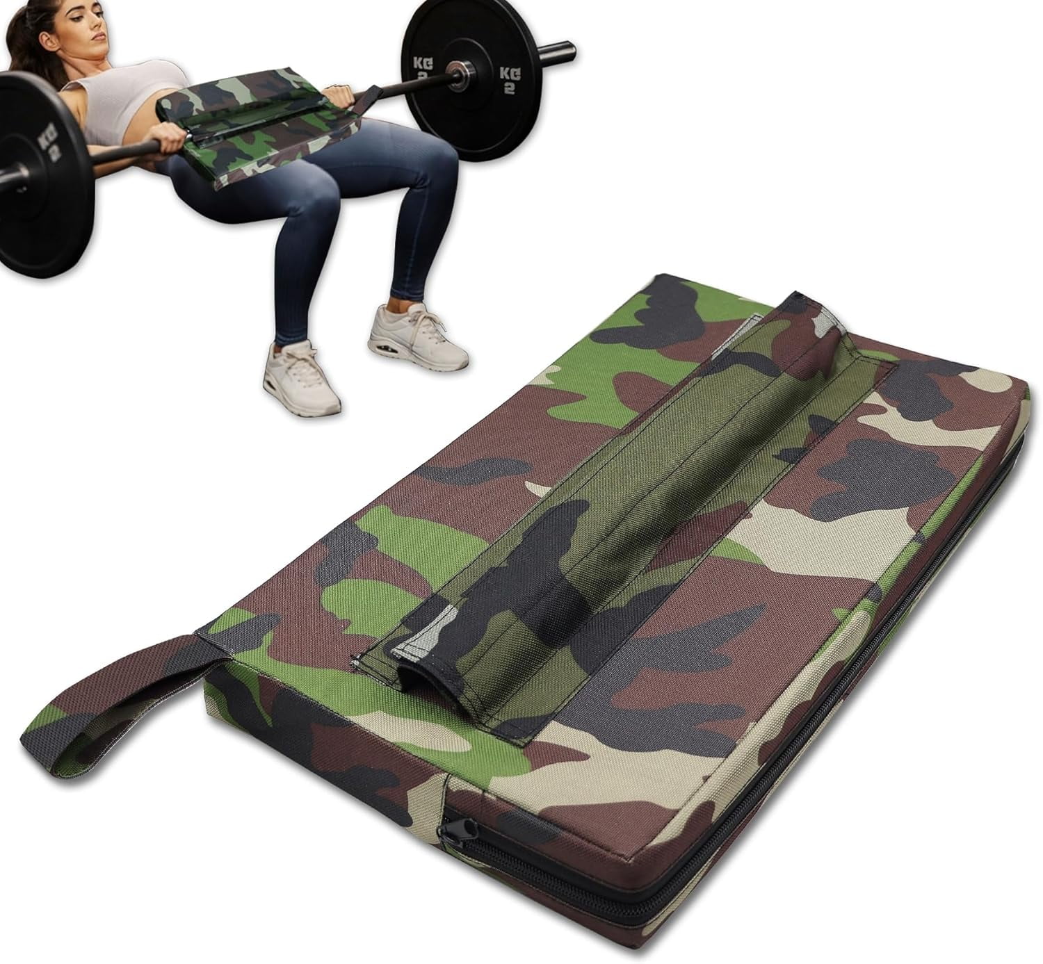 Square Hip-Thrust Pad Protective Extra Thick foam pad for Barbell ...