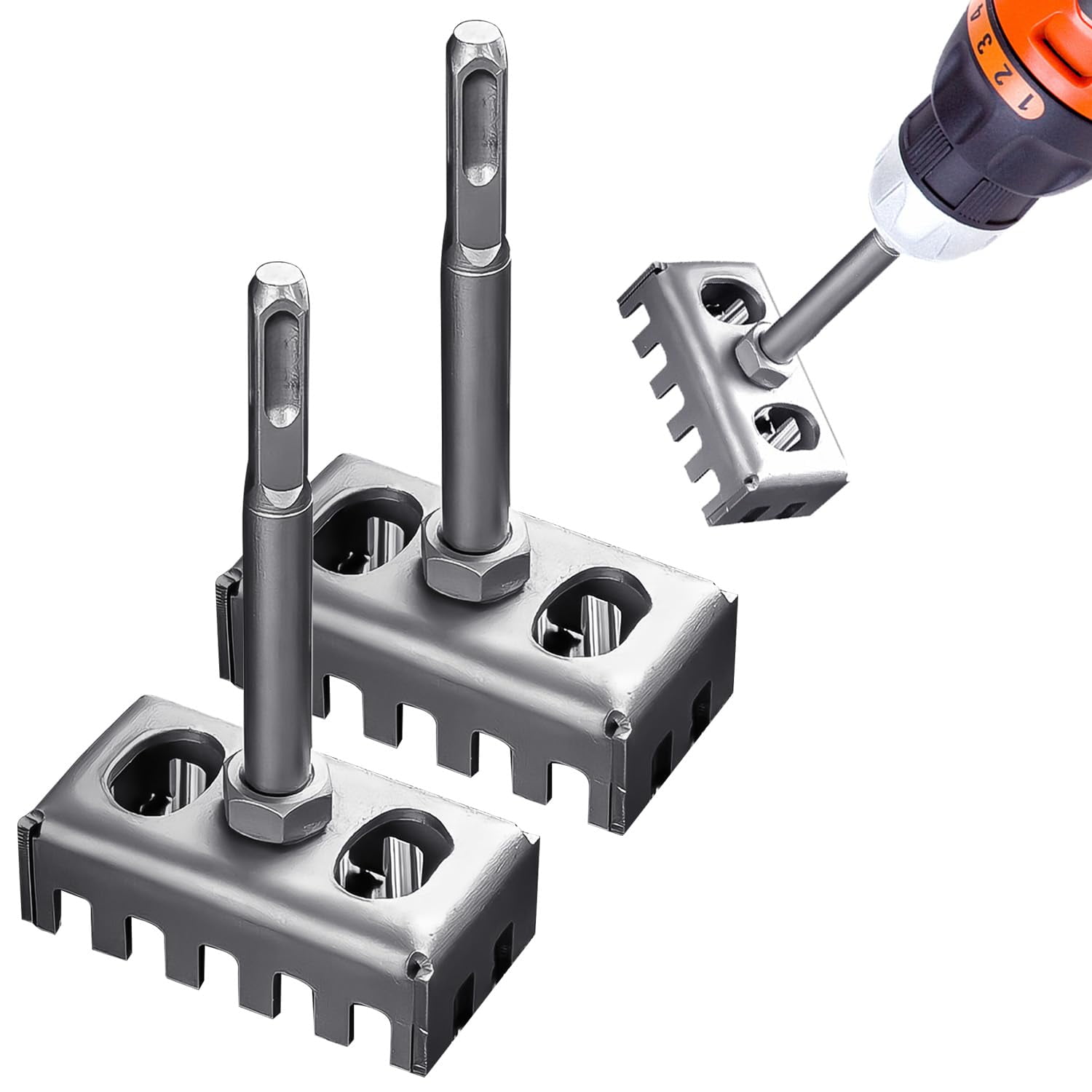 Square Hole Cutter for Electrical Box, Manganese Steel Rectangle Slot ...