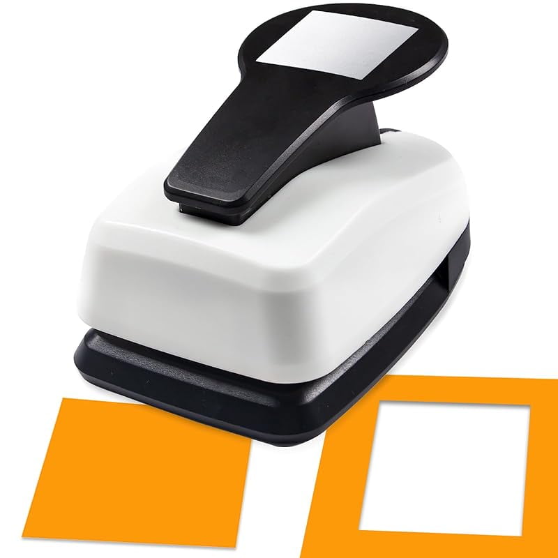 Square Hole Punch, 1.5 inch Square Paper Punch, Squares Punches for ...