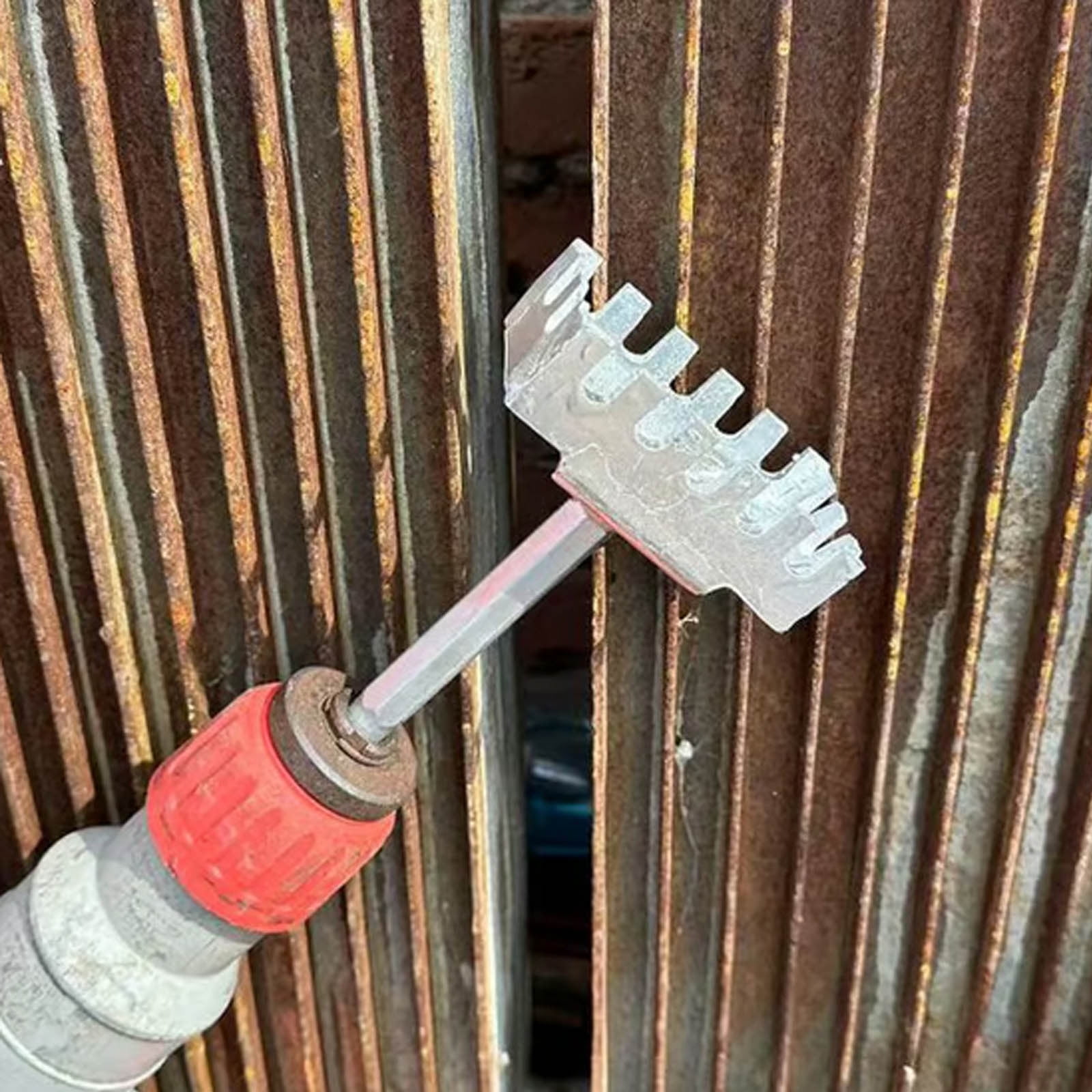 Square Hole Punch, Metal Construction, Durable Tool, Heavy Duty, for Office/Binding, Strong ...