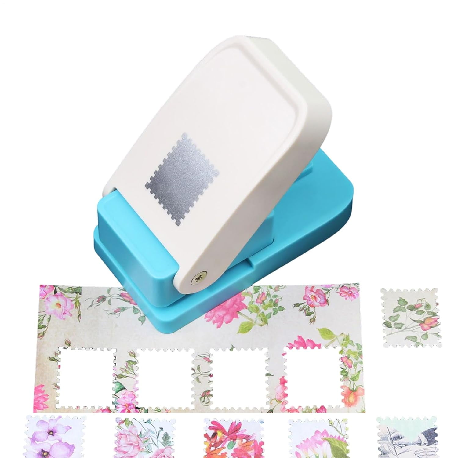 Square Hole Punch Portable Manual Ergonomic, 9x9x5cm Hole Punch, Stamp ...