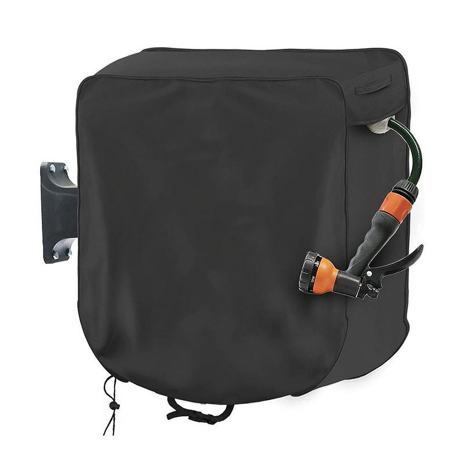 Square Hose Turntable Cover Wall-Mounted Retractable Hose Reel Cover ...