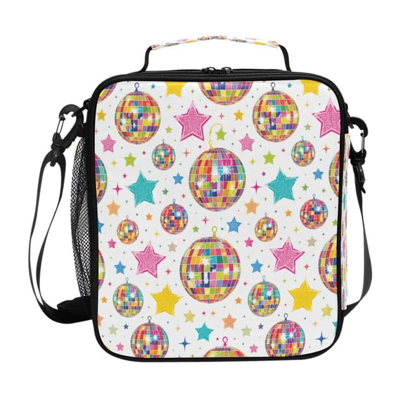 Square Insulated Lunch Bag Reusable Thermal Lunch Box Tote Cooler Bag ...