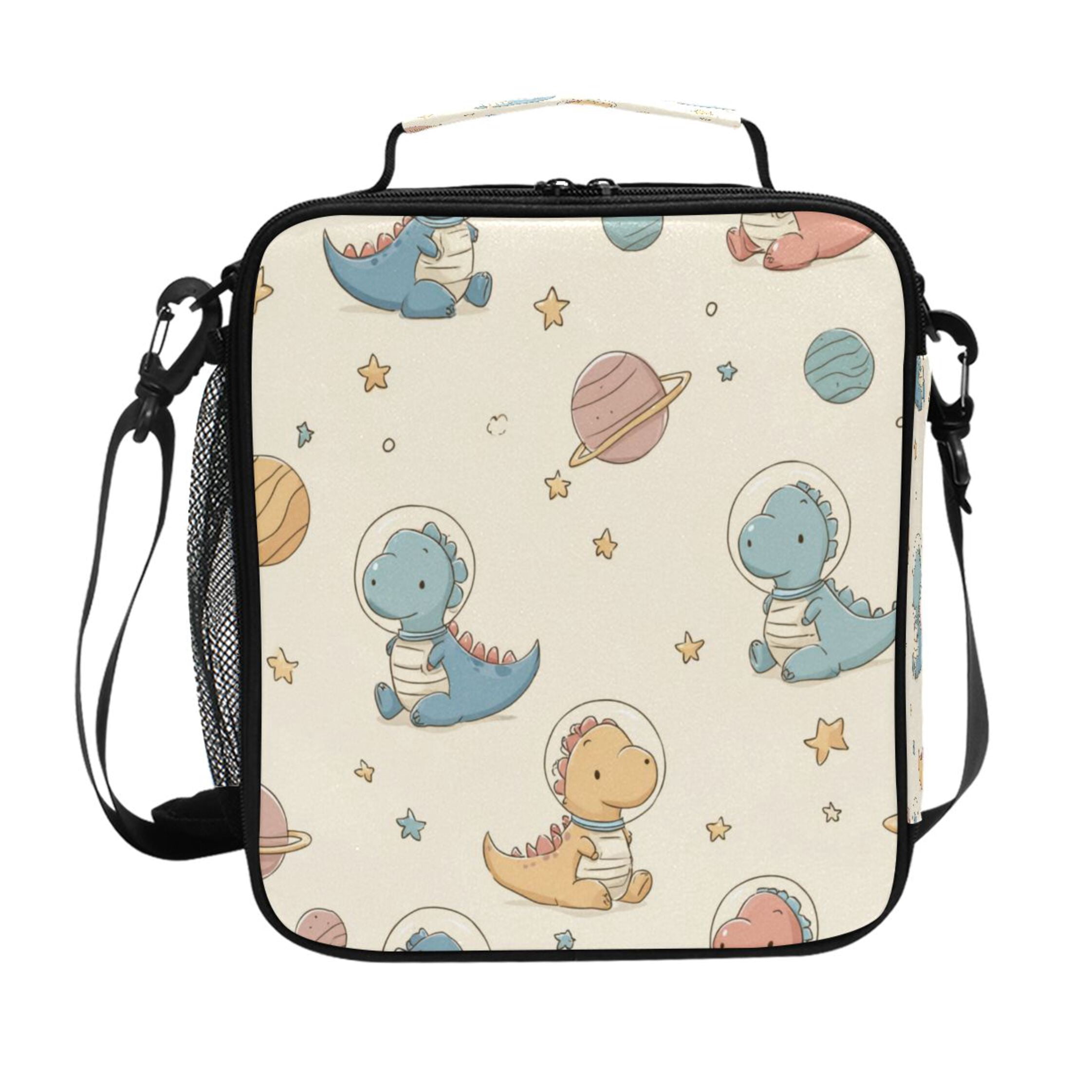 Square Insulated Lunch Bag Reusable Thermal Lunch Box Tote Cooler Bag ...
