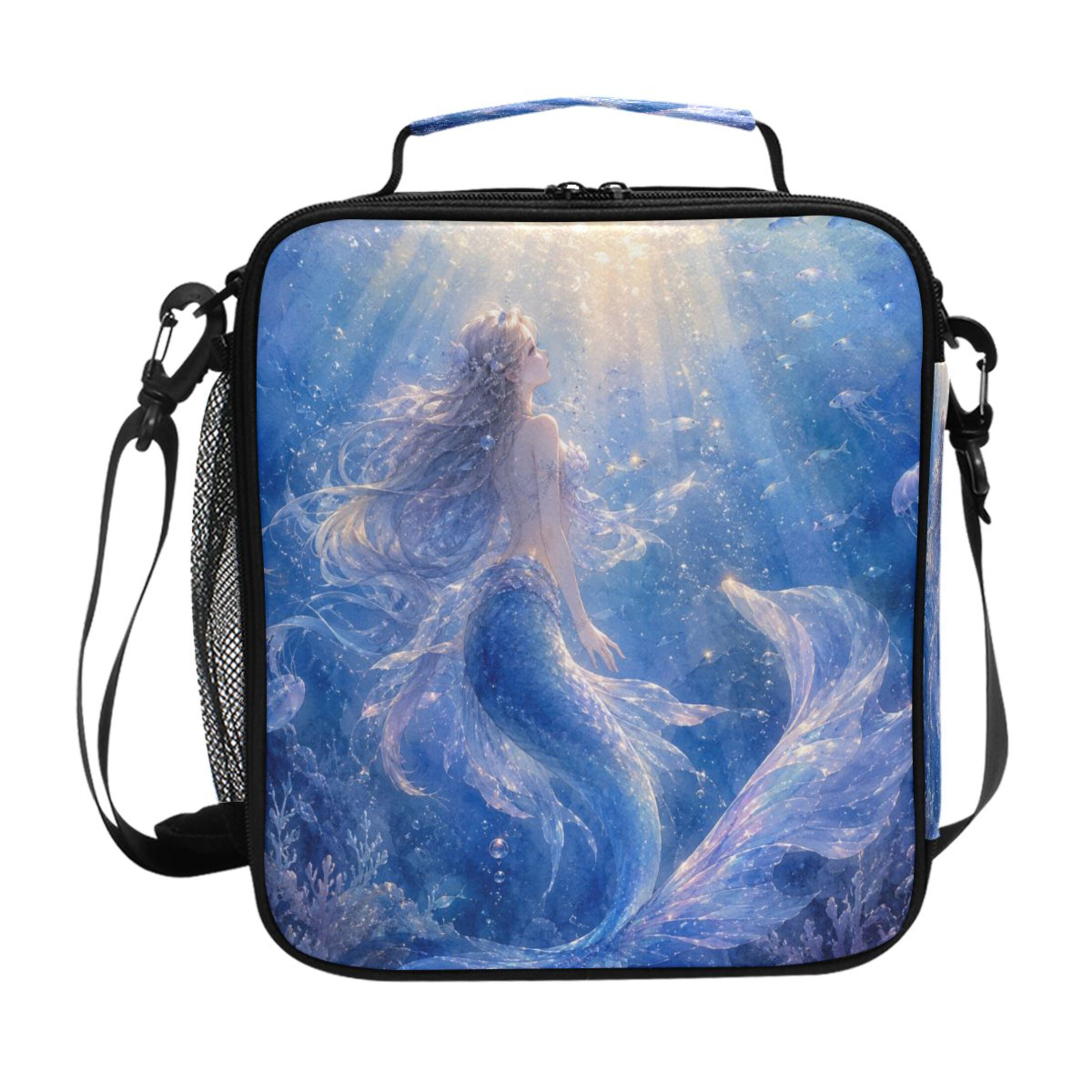 Square Insulated Lunch Bag Reusable Thermal Lunch Box Tote Cooler Bag ...