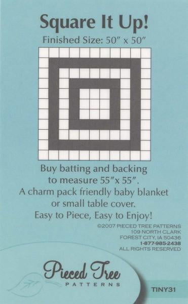 Square It Up Pattern- Pieced Tree Patterns - Tiny31 - Walmart.com