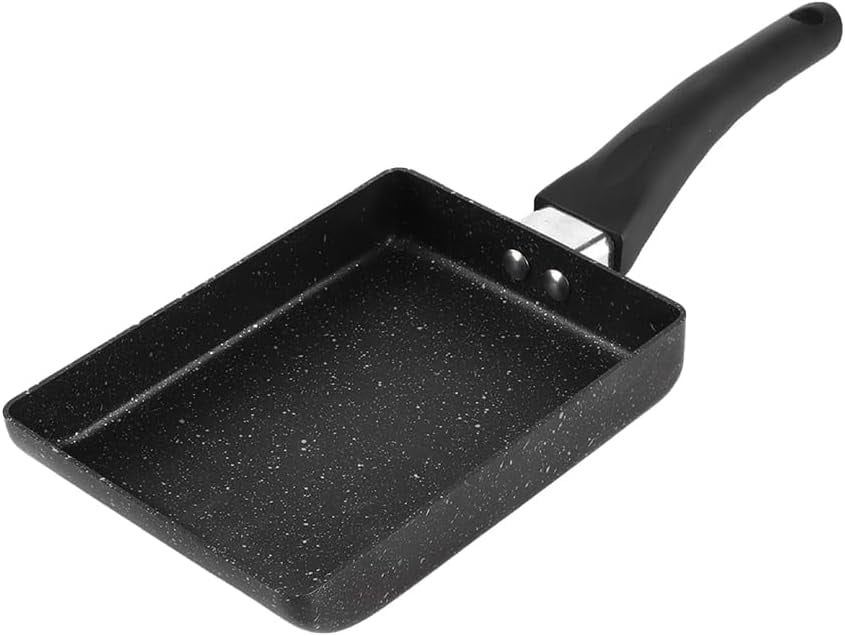 Square Japanese Omelette Pan, Tamagoyaki Egg Skillet Maker Nonstick ...
