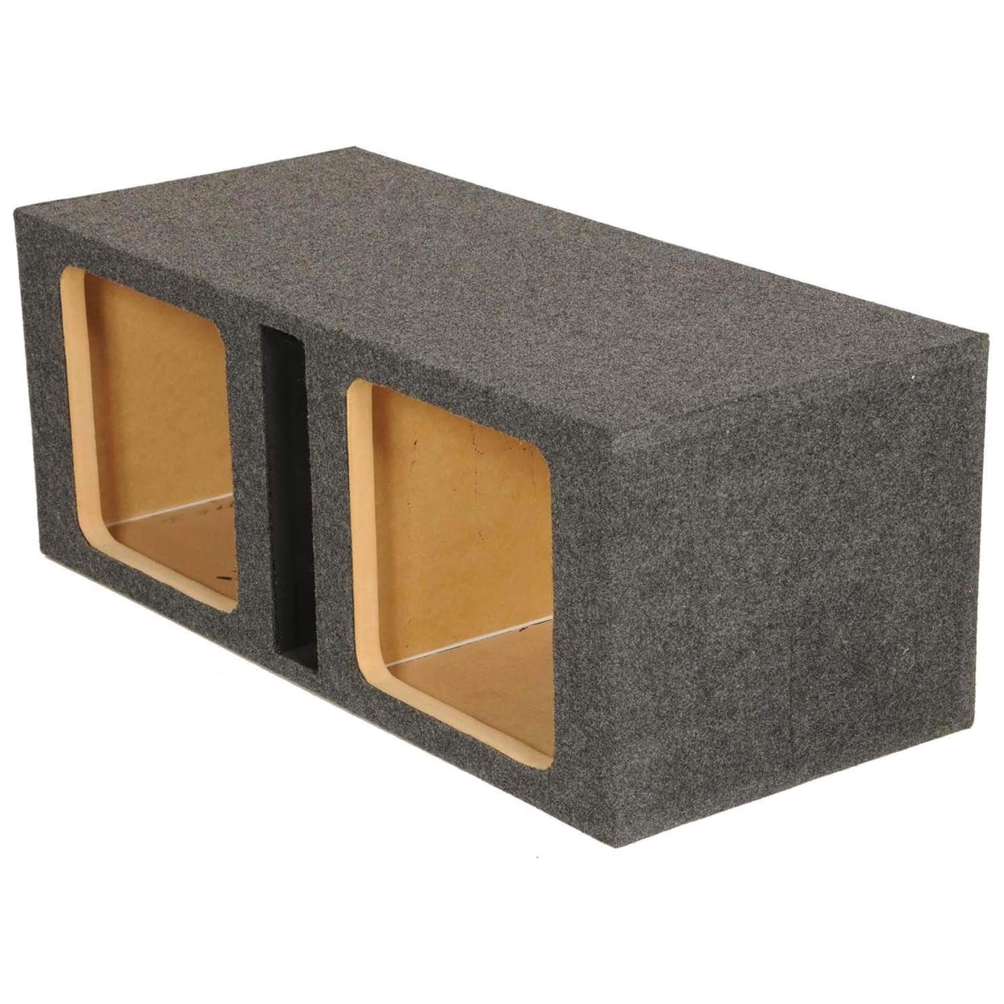 Square Kicker Solobaric Dual 12" Ported L3 L5 L7 Subwoofer Box Speaker ...