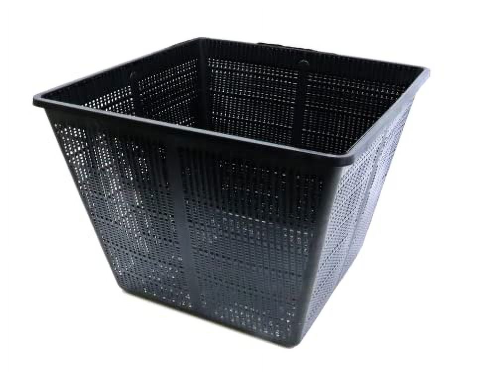 Square Koi Pond Plastic Mesh Plant Basket 13 Inch (34cm), for Large ...