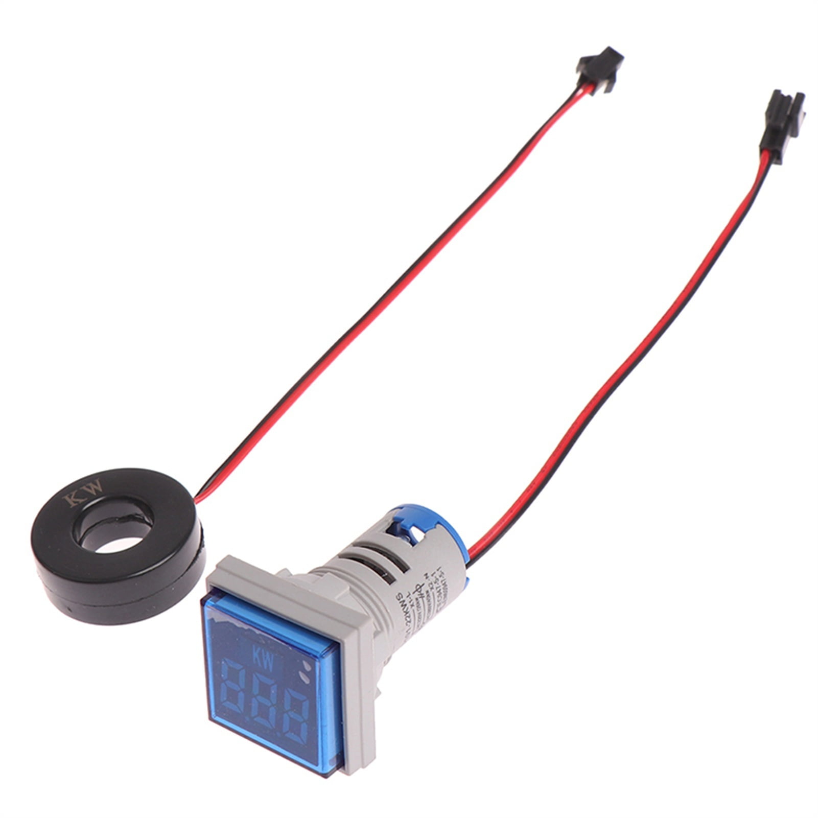 Square LED Digital Power Capacity Signal Lights Frequency Meter ...