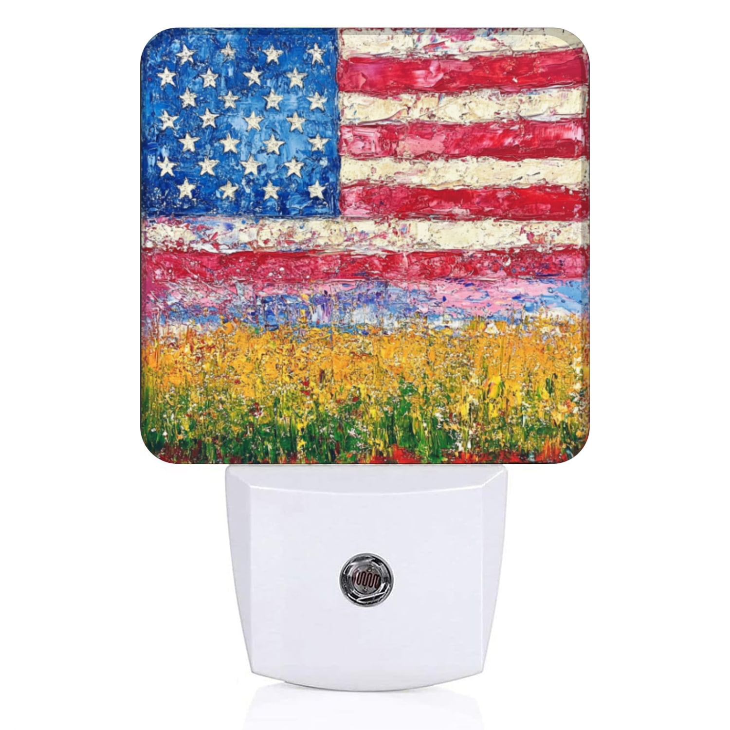 Square LED Night Lights Lamp with Dusk to Dawn Sensor, The American ...