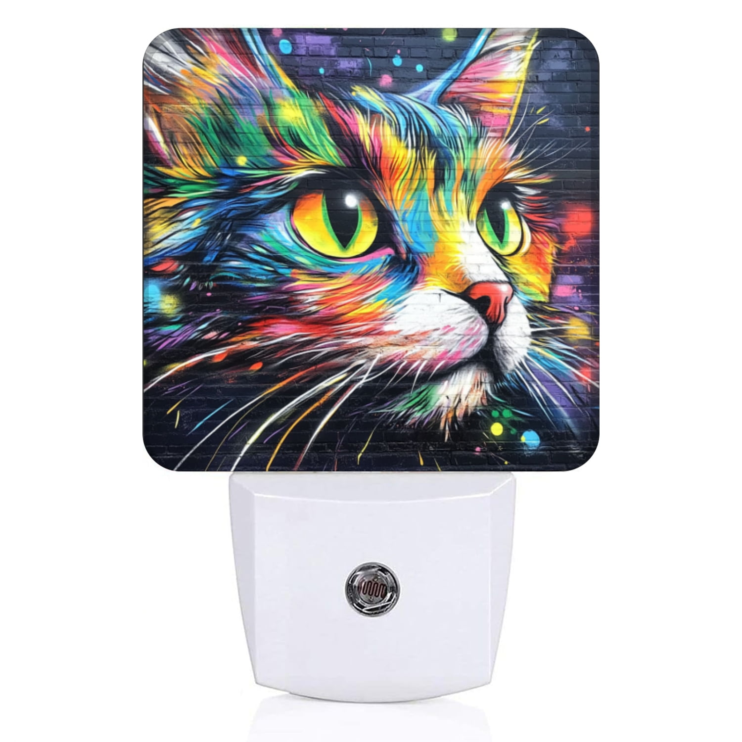 Square LED Night Lights Lamp with Dusk to Dawn Sensor, Stunning ...