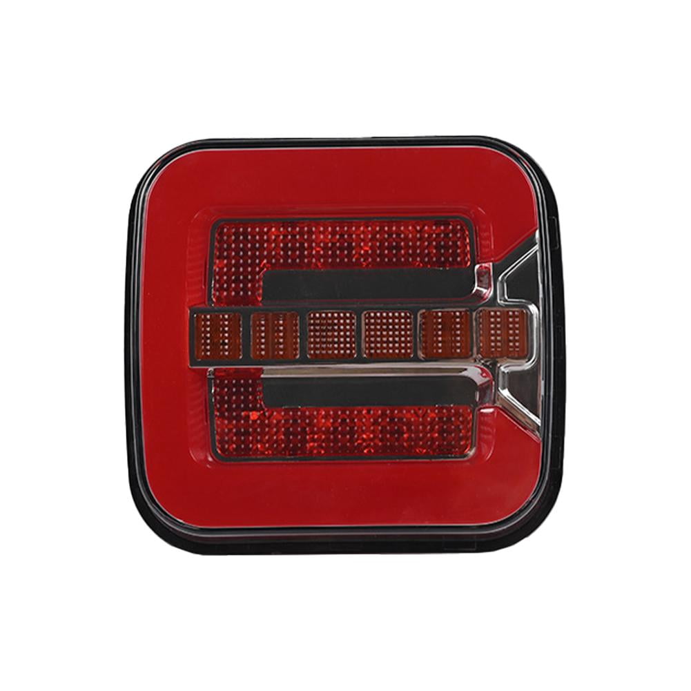 Square LED Tail and Parking Lights with Multiple Functions, 12-24V ...
