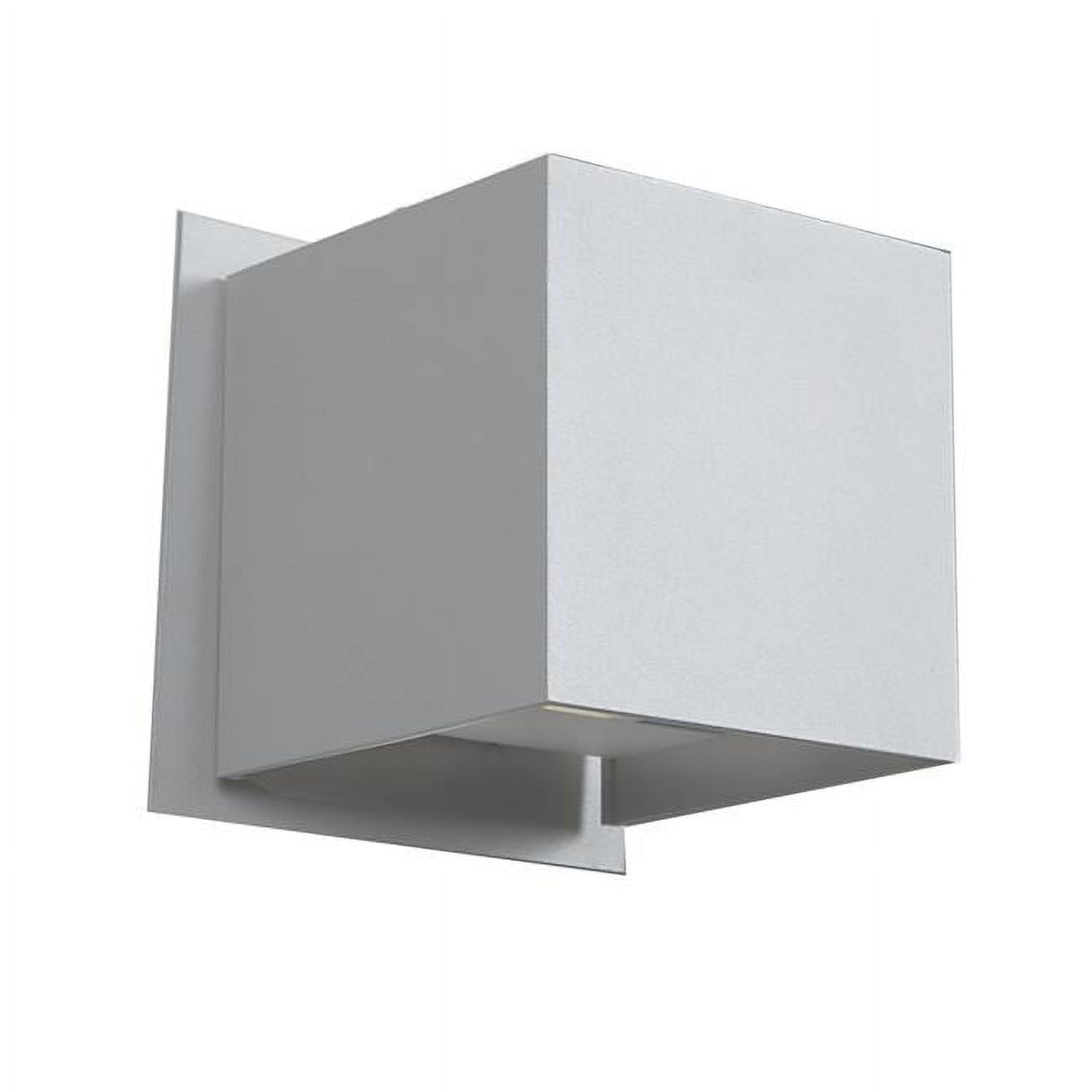 Square LED Wall Sconce Light - White Finish - Walmart.com