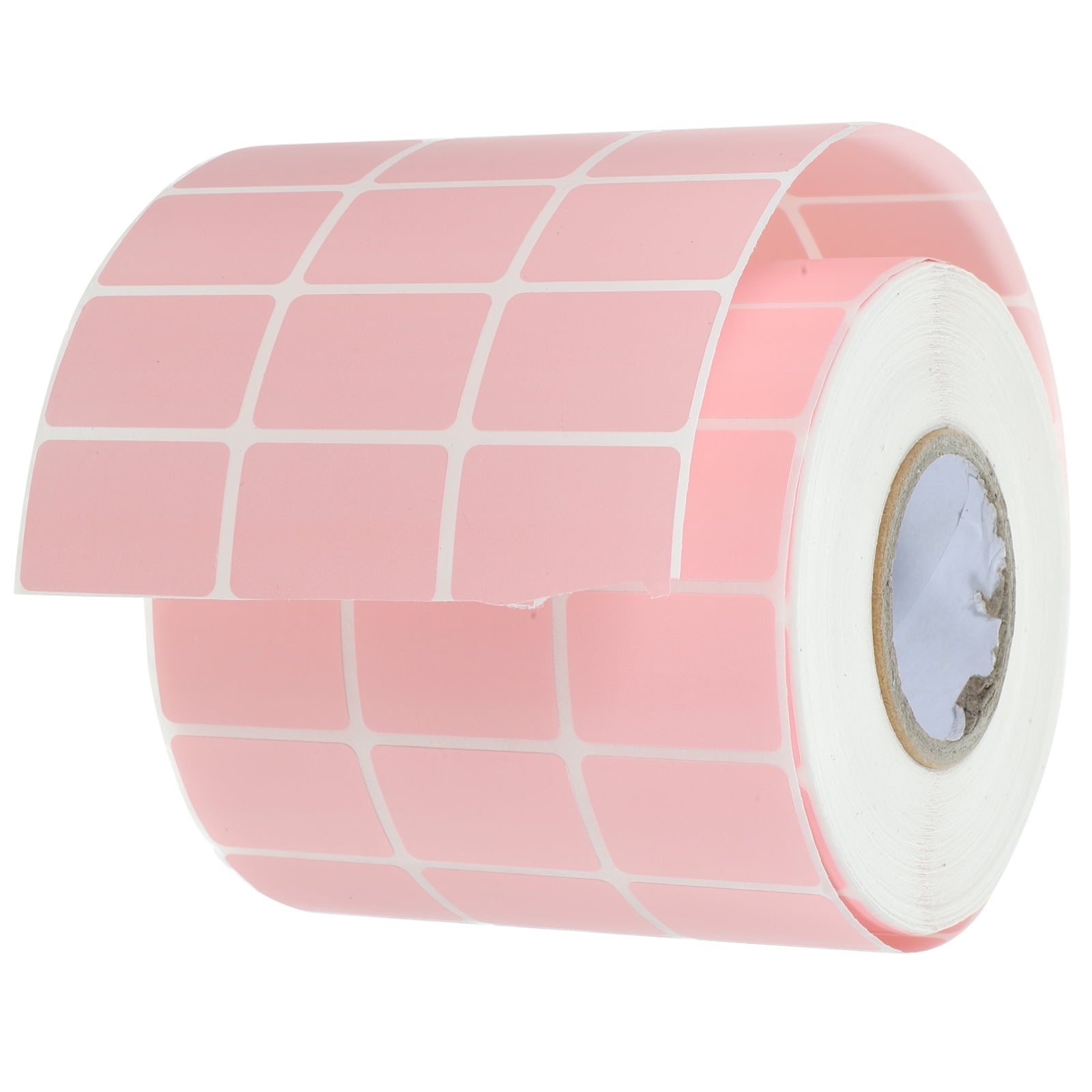 Square Label Sticker Removable Waterproof Stickers Labels for Jars Pink ...