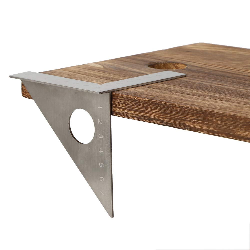 Square Layout Miter Triangular Ruler, Stainless Steel 90° 45° Mitre ...