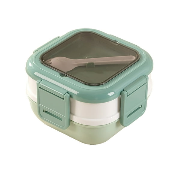 Square Lunch Boxes Square Lunch Box, Food-Grade Double-Decker Lunch Box ...