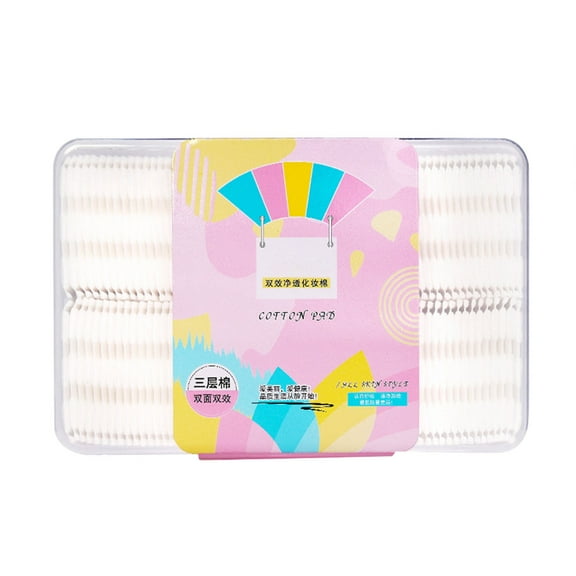 SEFUONI Ultra Soft Square Cotton Pads Triple Layered Cosmetic Cotton ...