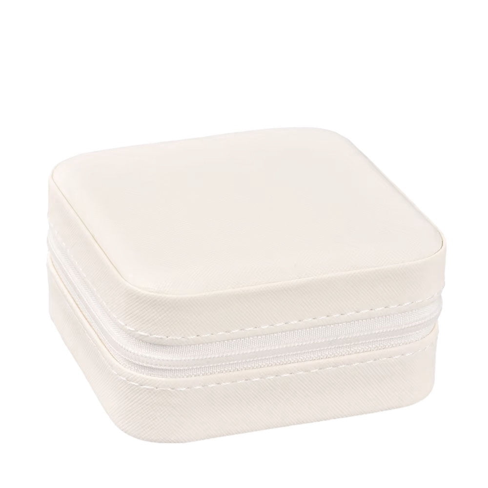 Square Mini Portable Travel Jewelry Boxes Small Organizer Gift Box Case ...