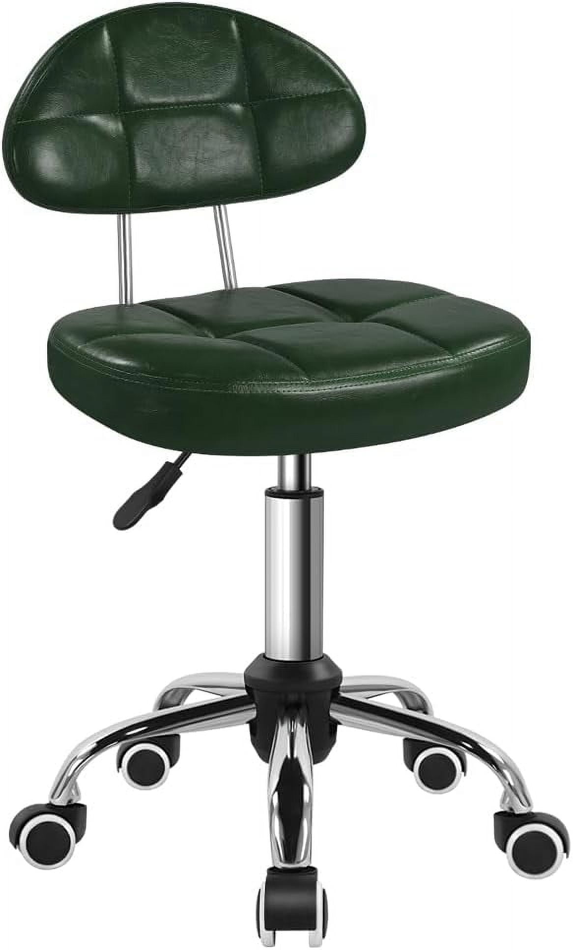 Square Minimalist Swivel Stool with Wheel Perfect for Work SPA Shop ...