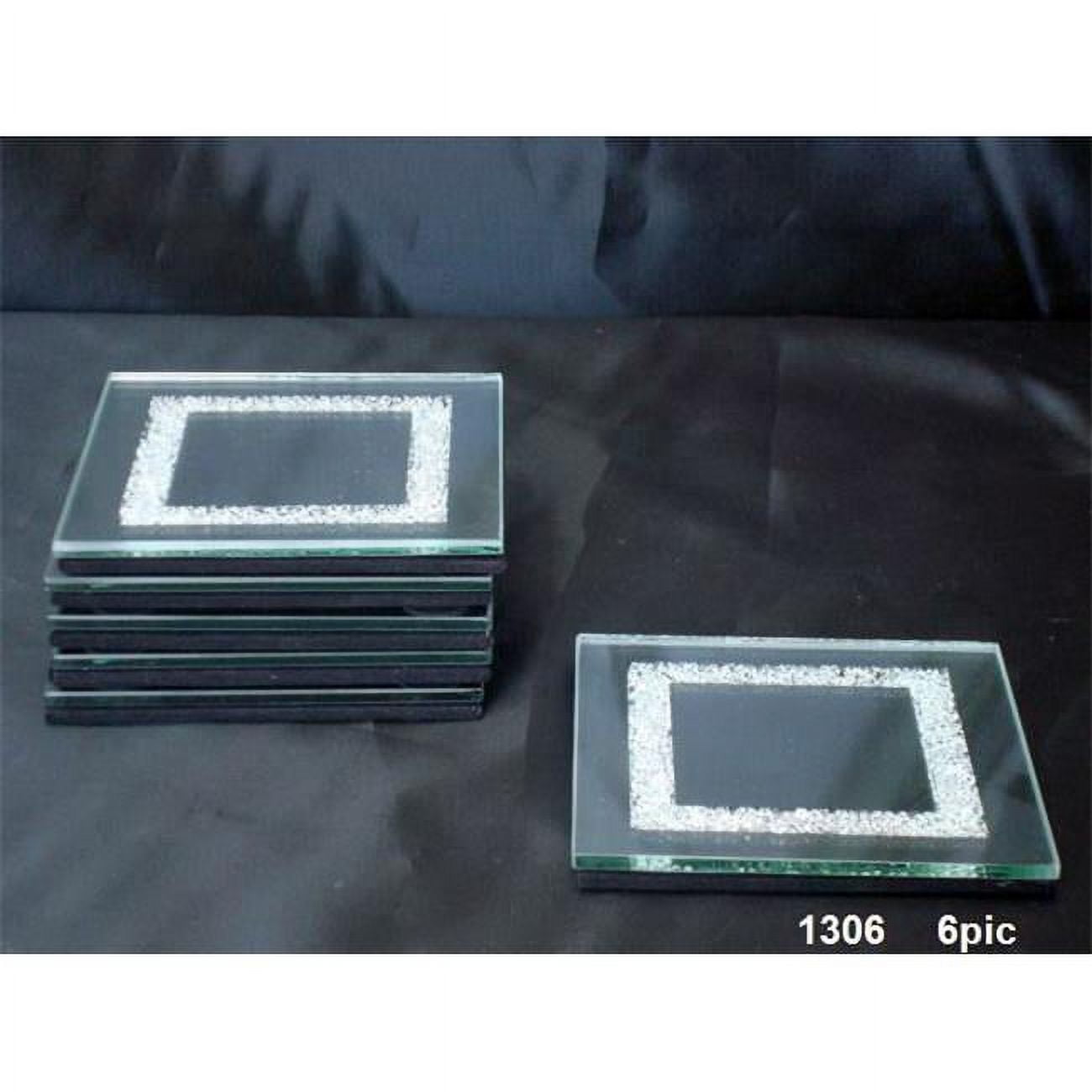 Square Mirror Coasters, Set of 6 - Walmart.com