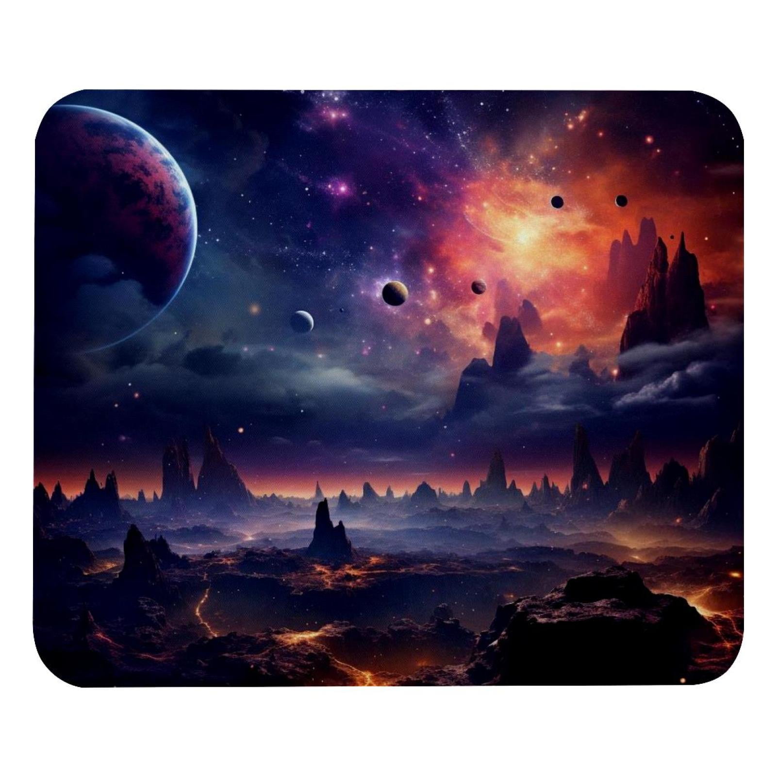 Square Mouse Pad 8.3x9.8 Inch, Galactic Space Beautiful Mousepad for ...