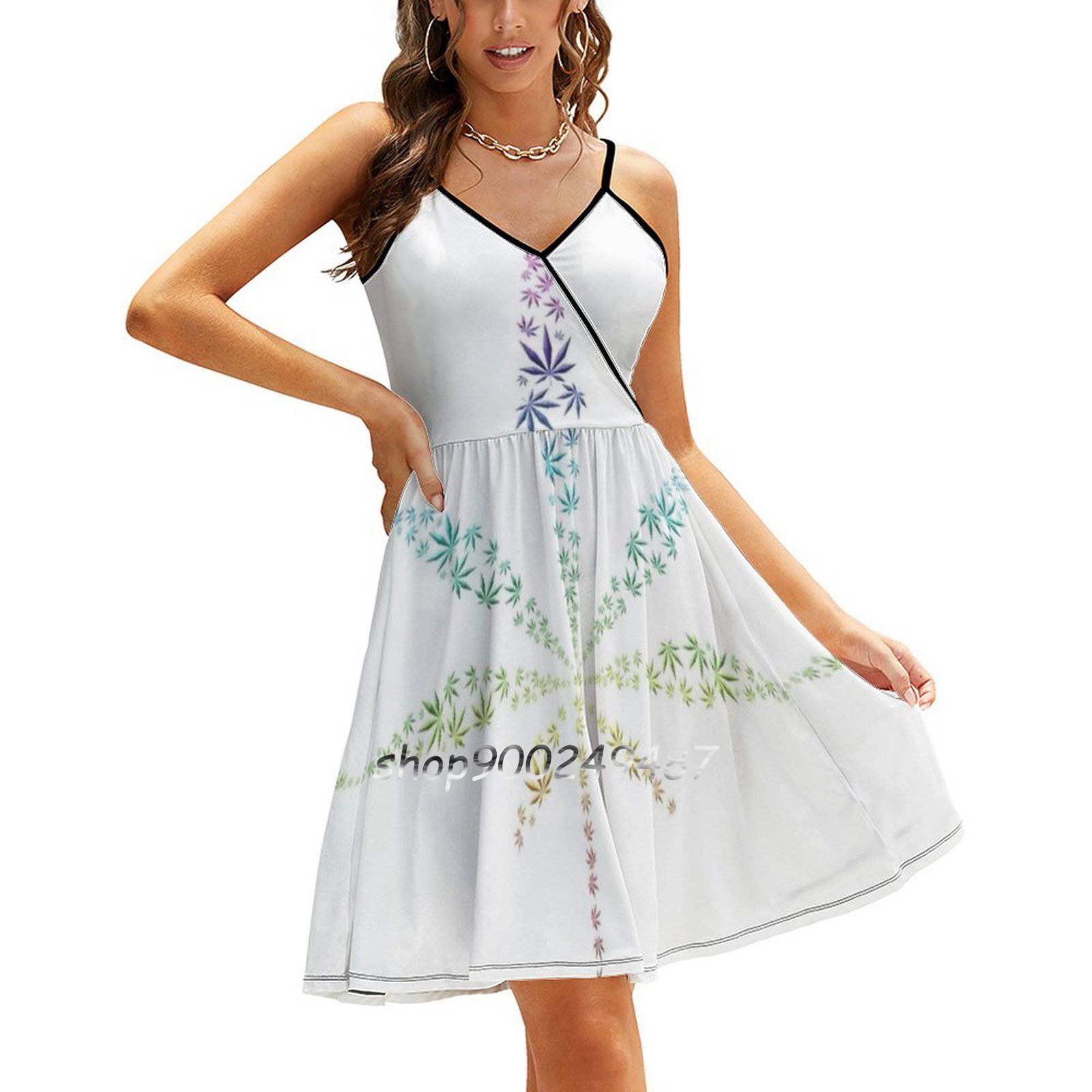 Square Neck Dress New Plus Size Elegant Women Waist Tight Dress Hemp ...