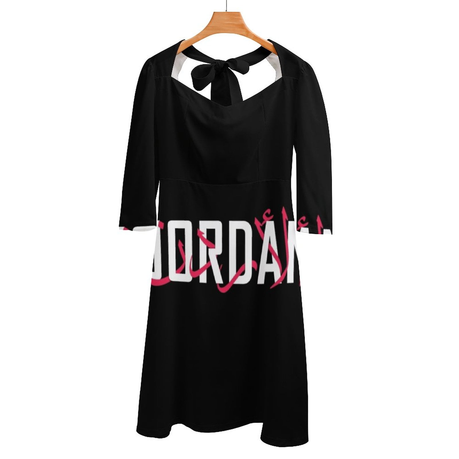 Square Neck Dress Summer Dress Women Elegant Halter Print Dress Faisaly ...