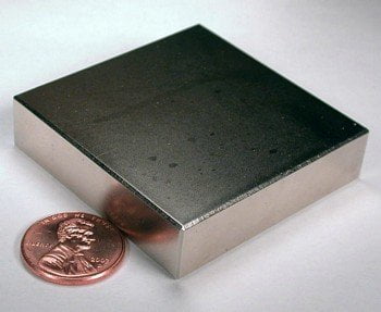 ® Square Neodymium Magnets N52 2" x 2" x 1/2" Package of 1 Rare Earth ...